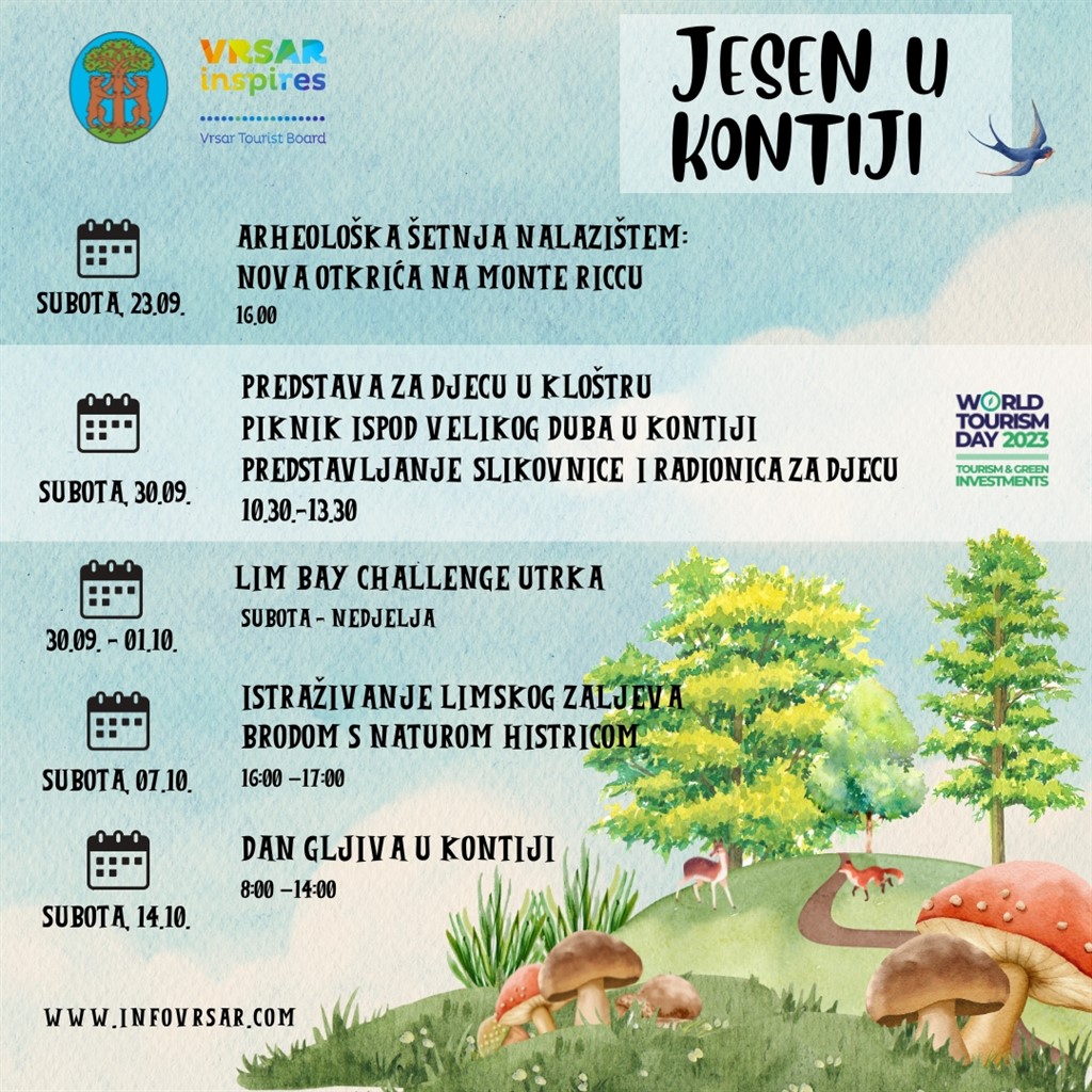 Prvog dana jeseni započinje program „Jesen u Kontiji“ | Vodnjanski đir
