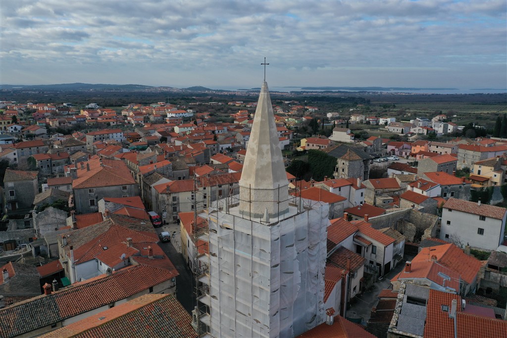 Velika sanacija zvonika u Galižani u punom zamahu | Vodnjanski đir
