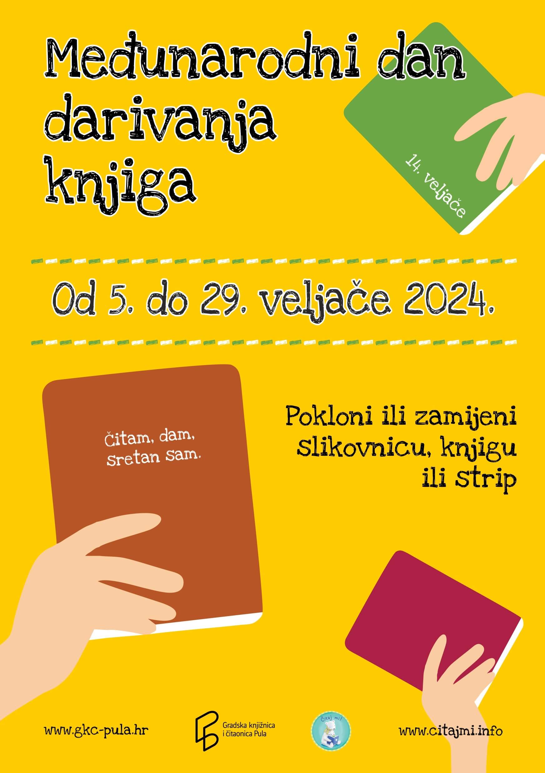 Međunarodni dan darivanja knjiga: pokloni ili zamijeni slikovnicu, knjigu ili strip | Vodnjanski đir