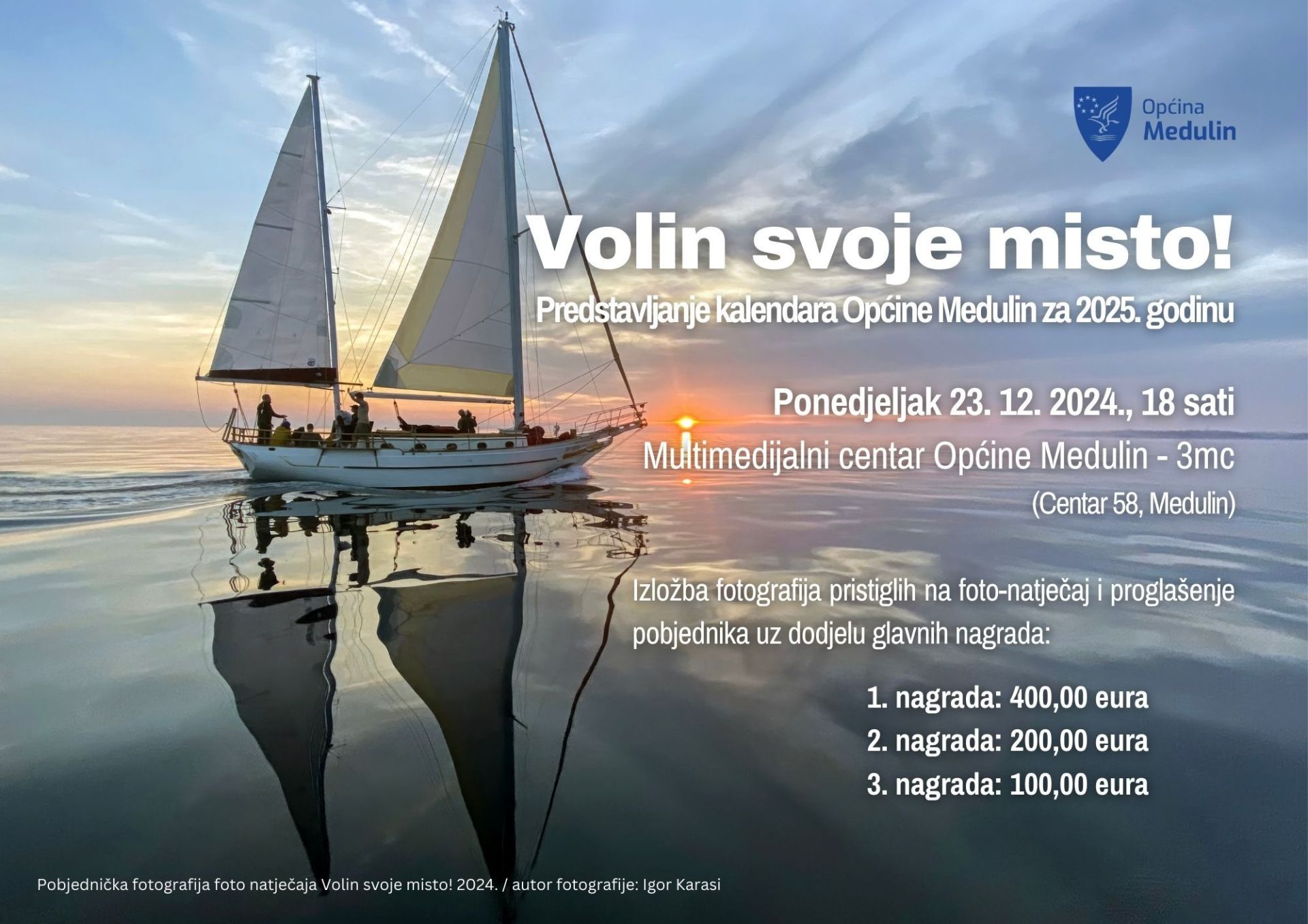 Predstavljanje novog kalendara Općine Medulin za 2025. godinu ...