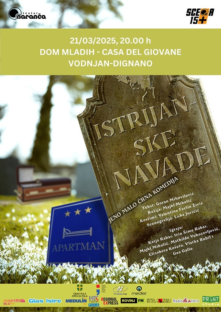 Predstava “ISTRIJANSKE NAVADE” u Domu mladih 21.03.2025. | Vodnjanski đir